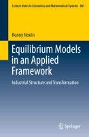 Equilibrium Models in an Applied Framework - Noren Ronny | Książka w Empik