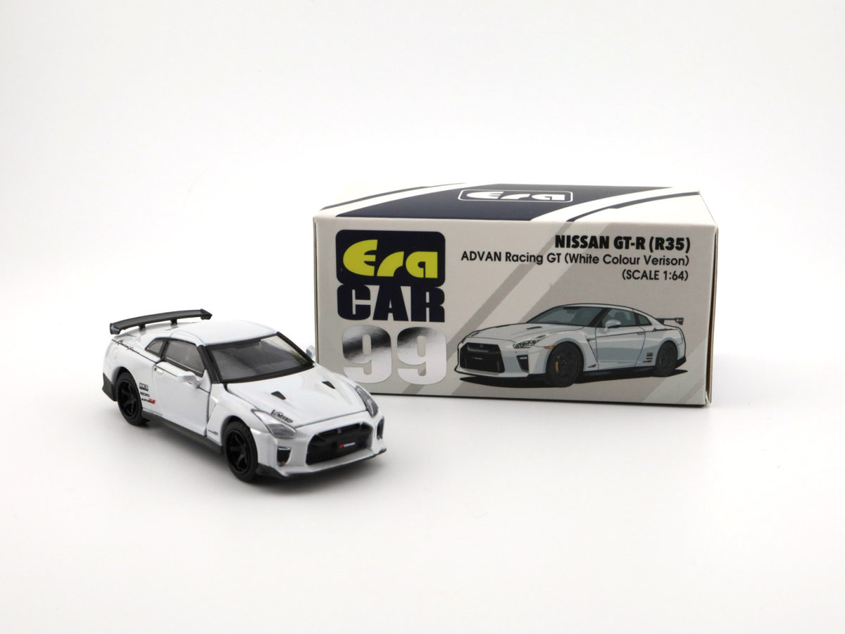 ERA CAR Nissan GT-R (R35) ADVAN Racing GT (White) - ERA CAR | Sklep ...