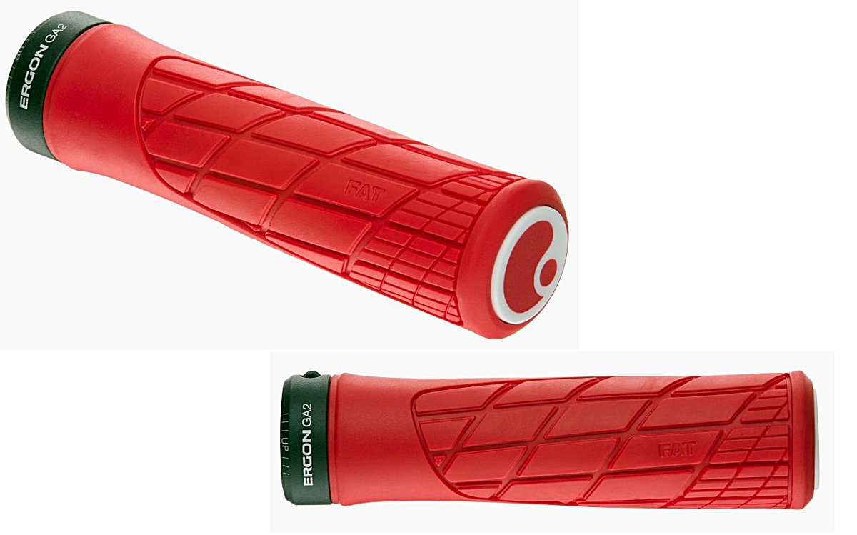 ERGON GA2 FAT Chwyty MTB - Risky Red - Ergon | Sport Sklep EMPIK.COM
