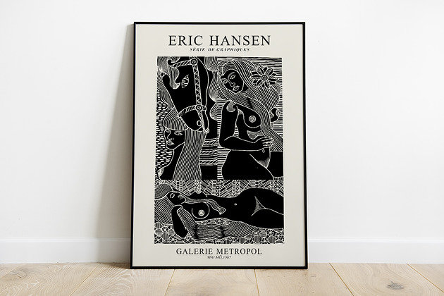 Eric Hansen- plakat wystawowy - 61X91 cm - Atram | Sklep EMPIK.COM