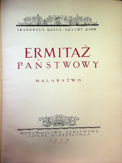 Ermitaż państwowy. Malarstwo - W opisie | Książka w Empik