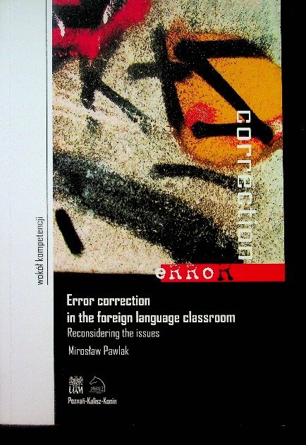 Error correction in the foreign language classroom - Opracowanie ...