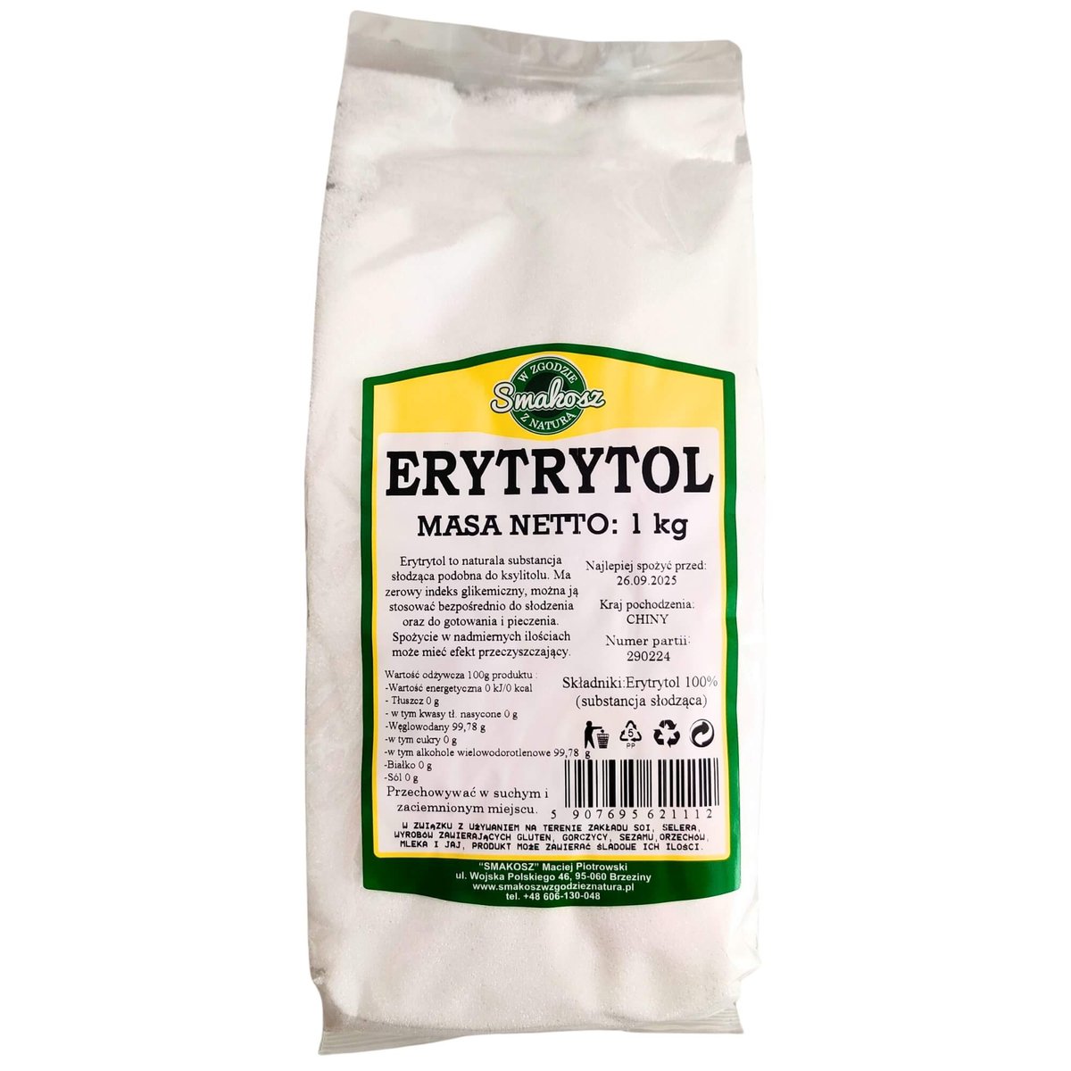Erytrytol 1 kg - Smakosz - SMAKOSZ | Sklep EMPIK.COM