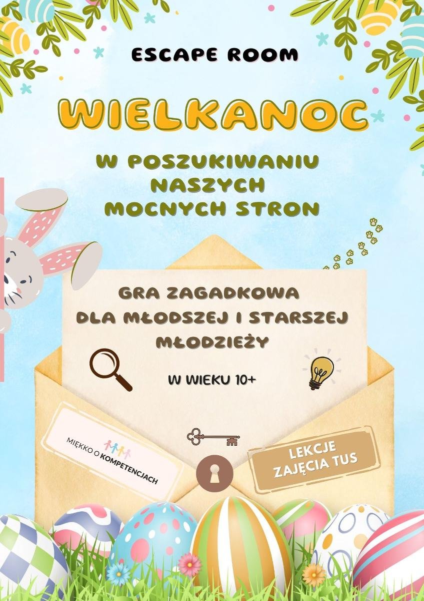 Escape room. Wielkanoc. W poszukiwaniu naszych mocnych stron. Gra ...