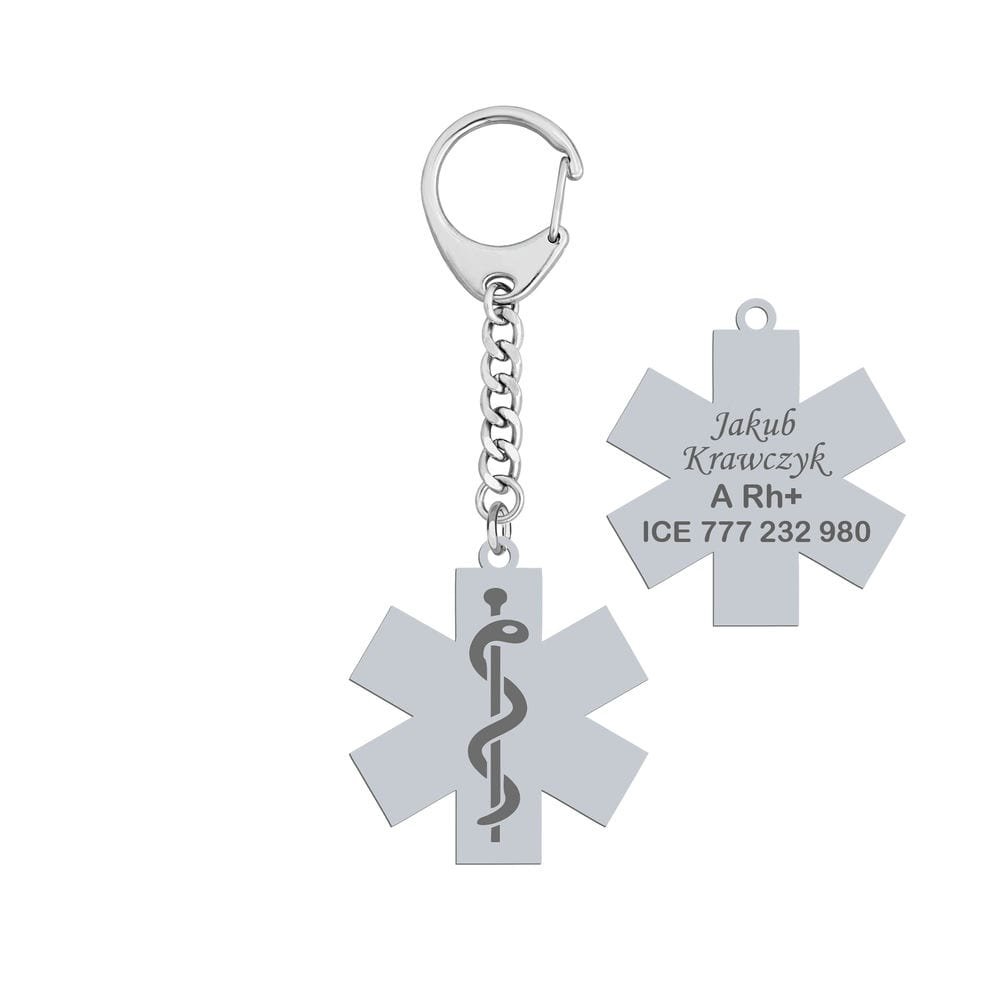 Eskulap Brelok Znak Medyczny srebro - Radziszewska | Moda Sklep EMPIK.COM
