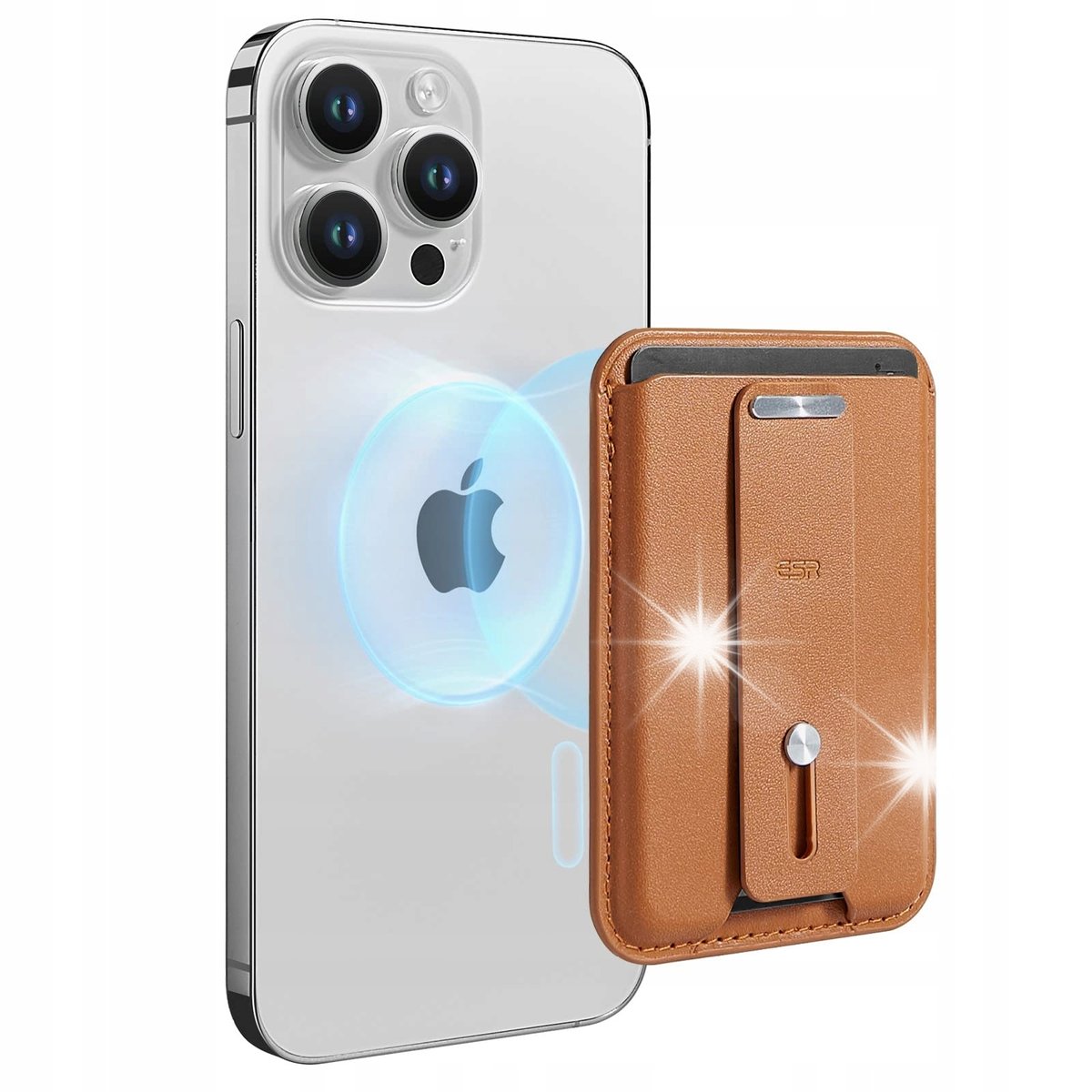 ESR HaloLock Wytrzymały Portfel Magnetyczny MagSafe Dla Telefonu iPhone ...