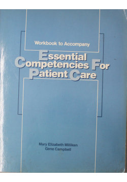 Essential Competencies For Patient Care - Opracowanie zbiorowe ...