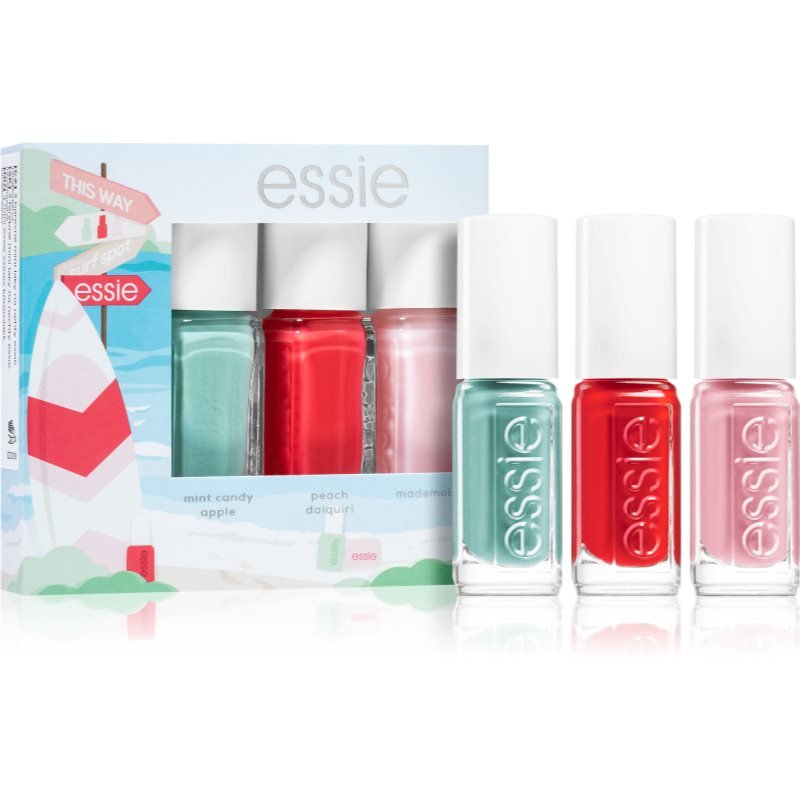 essie mini triopack summer zestaw lakierów do paznokci | Sklep EMPIK.COM