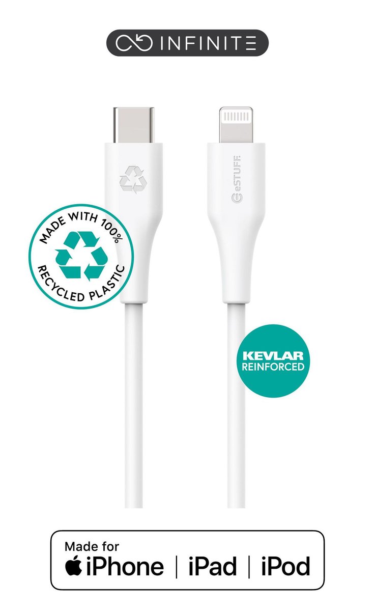 Estuff Infinite Super Soft 100% Recyklingowany Kabel Tpe Usb-C Do ...