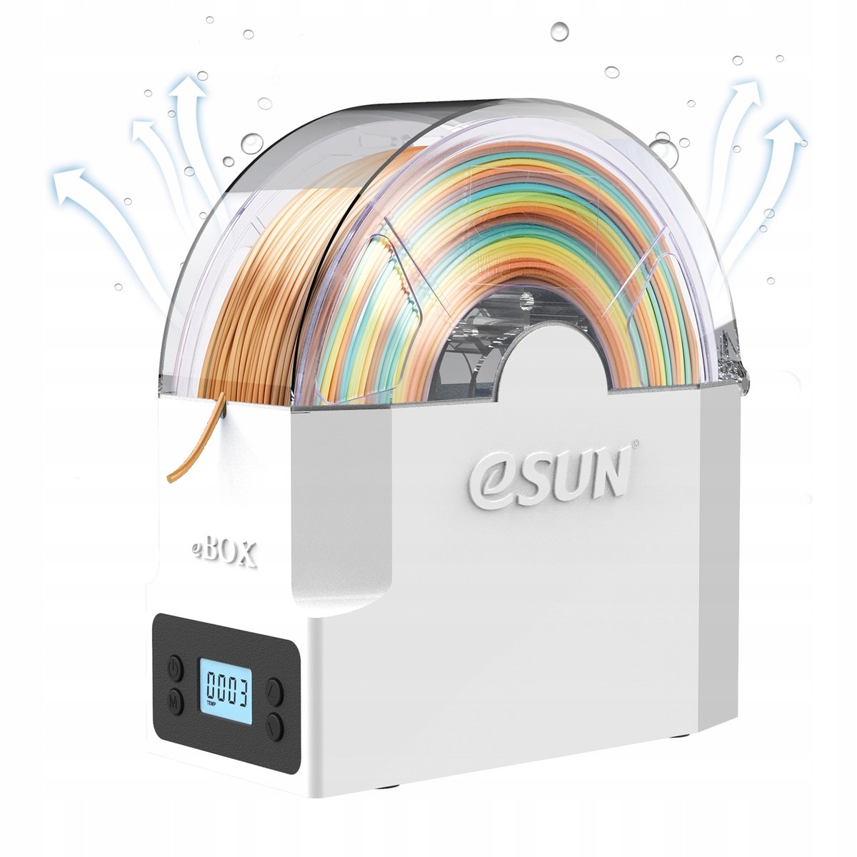ESUN eBOX Lite 3D Filament Dry Box suszarka do filamentu z wentylatorem ...