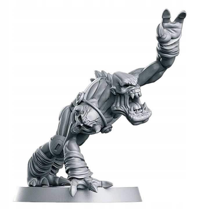Eternal Ghoul BESTIA figurka + podstawa DND D&D 3D druk 12k mini RPG ...