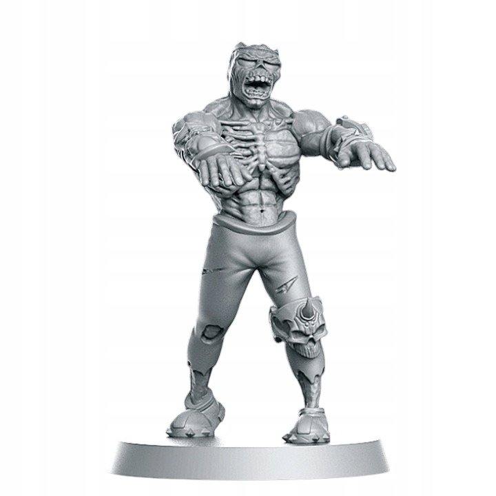 Eternal Zombie v3 figurka + podstawka DND D&D 3D druk 12k mini RPG ...
