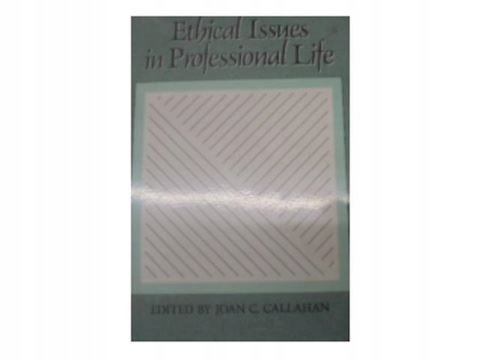 Ethical Issues In Professional Life - Jackie Callahan Parente | Książka ...