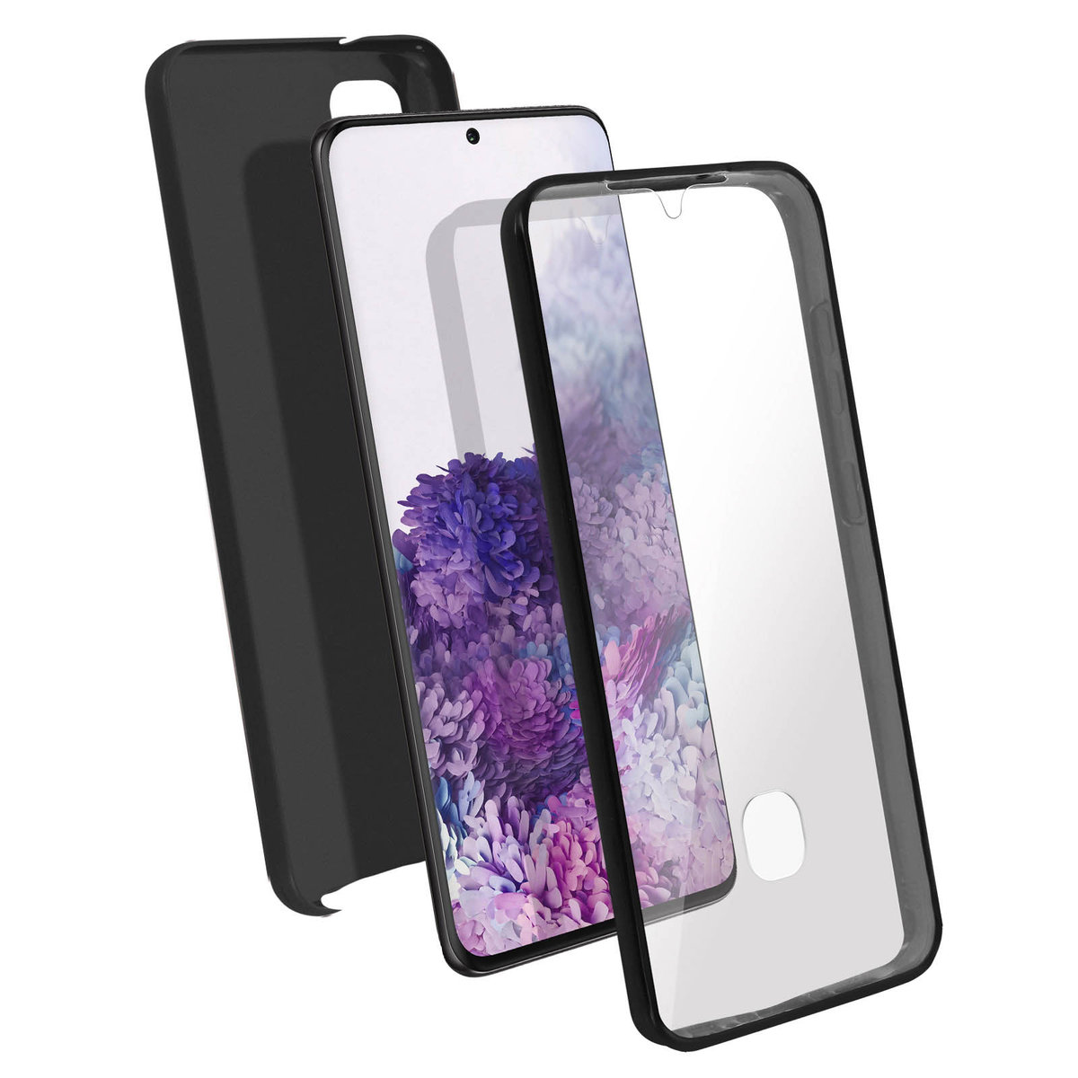 Etui 360° do Samsunga Galaxy S20 Elastyczny przód i sztywny tył ...