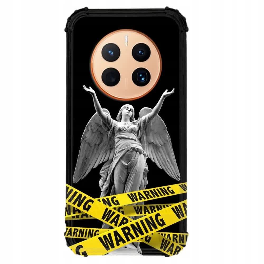 Etui Anishock Do Huawei Mate 50 Warning Tape Alert Bunt Taśmy Odważne ...