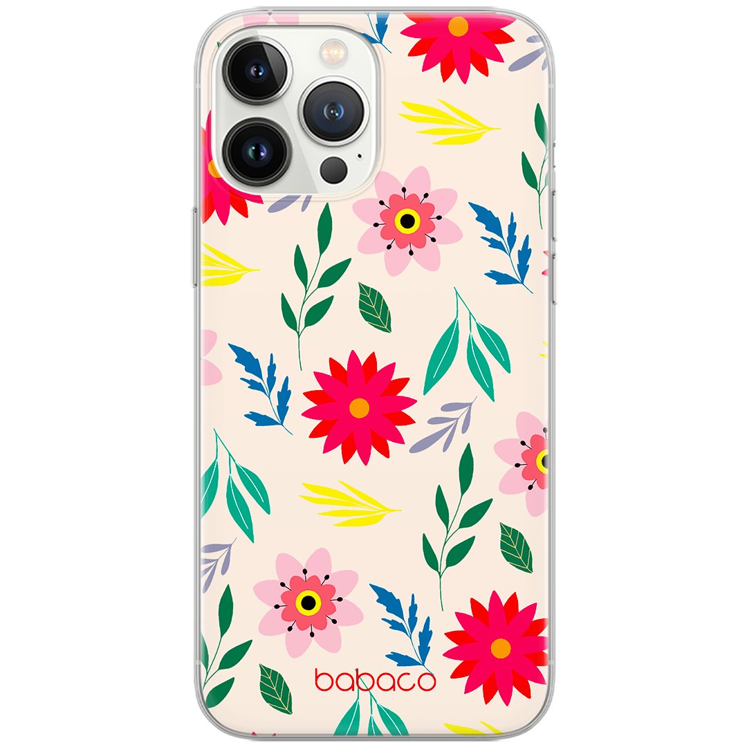 Etui Babaco dedykowane do Iphone 14 PLUS wzór: Kwiaty 010 oryginalne i ...