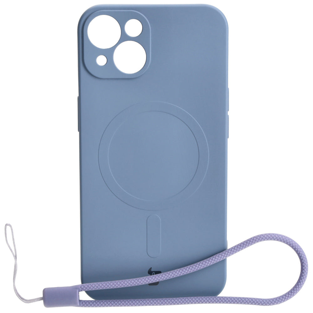 Etui Bizon Case Silicone MagSafe do iPhone 13, szare - Bizon | Sklep EMPIK.COM