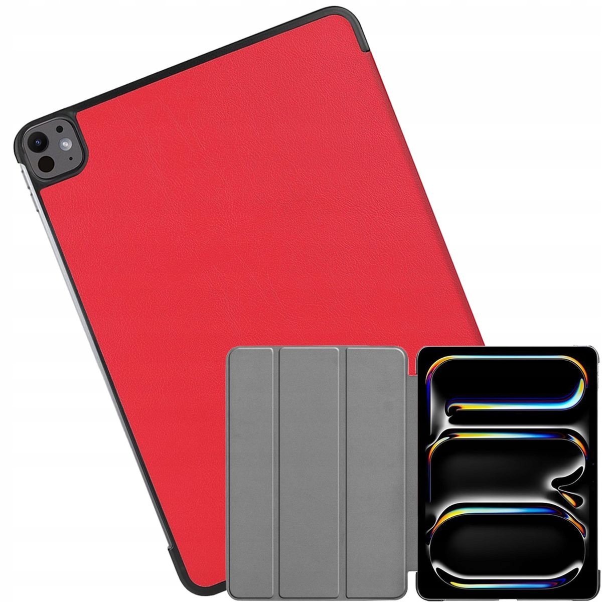 Etui Bizon Case Tab Croc do iPad Pro 13" 7 gen. 2024, czerwone - Bizon ...