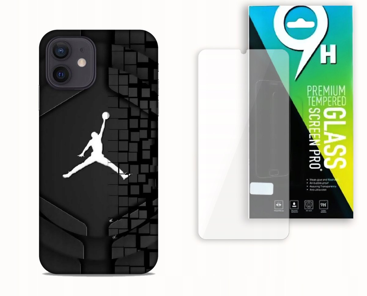 Etui Case Do Apple Iphone 12 / 12 Pro + Szkło Hartowane- Jordan Mj 23 ...