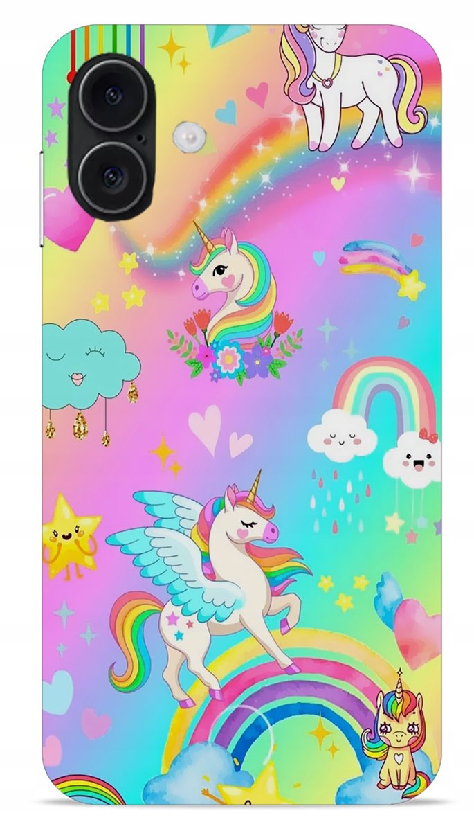 ETUI CASE DO APPLE IPHONE 16 PLUS - BAJKI UNICORN JEDNOROŻEC KUCYKI KONIE - Inna marka | Sklep ...