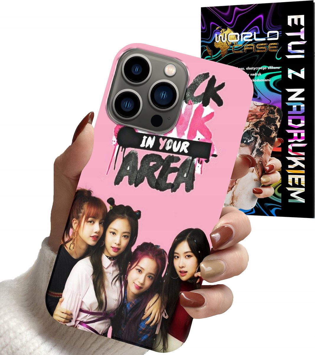 ETUI CASE DO IPHONE 15 PRO MAX - BLACKPINK DAMSKIE WZORY KPOP BTS GOT7 ...