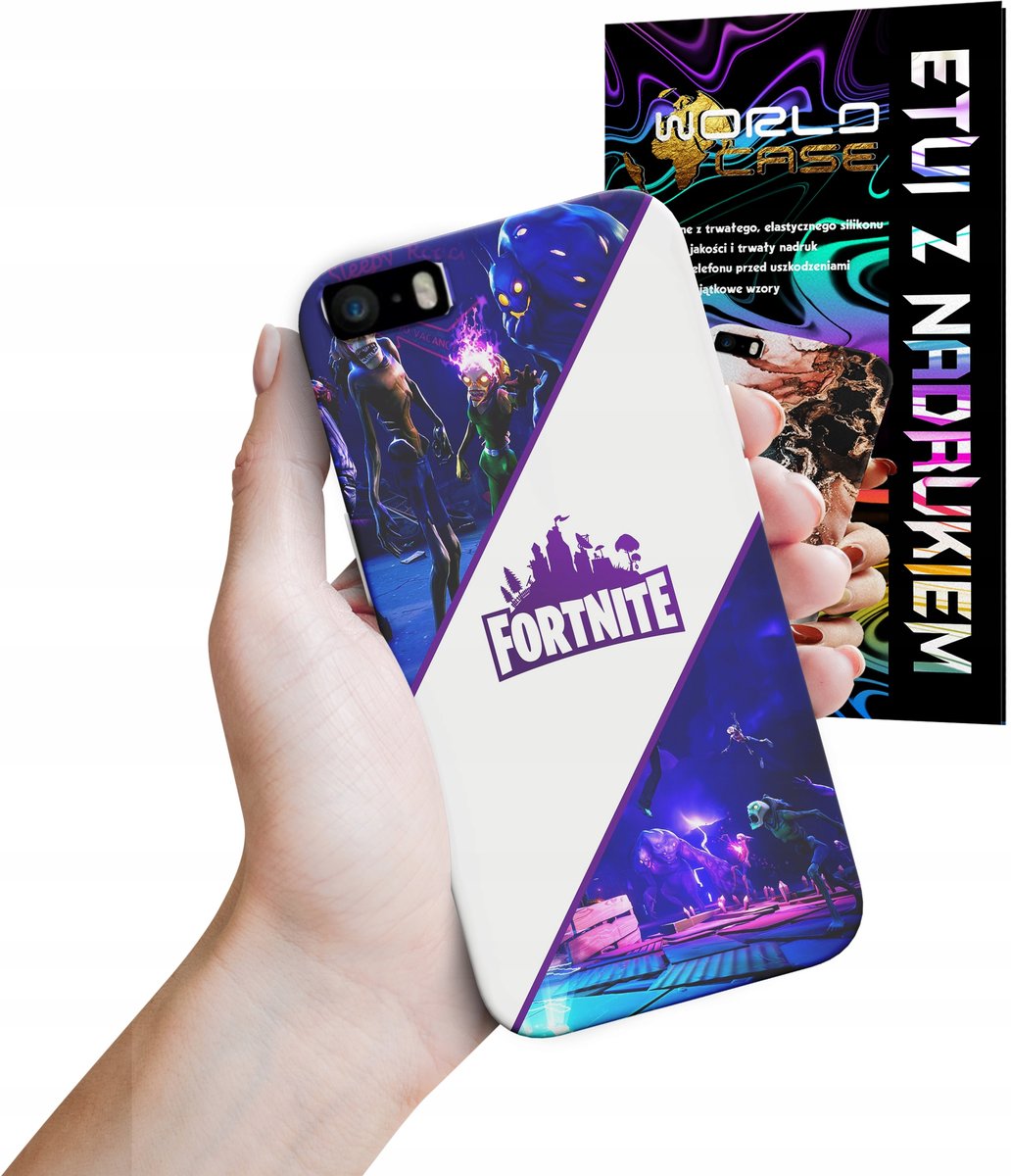 ETUI CASE DO IPHONE SE 2020 - FORTNITE DZIECIĘCE WZORY Z GIER I BAJEK ...