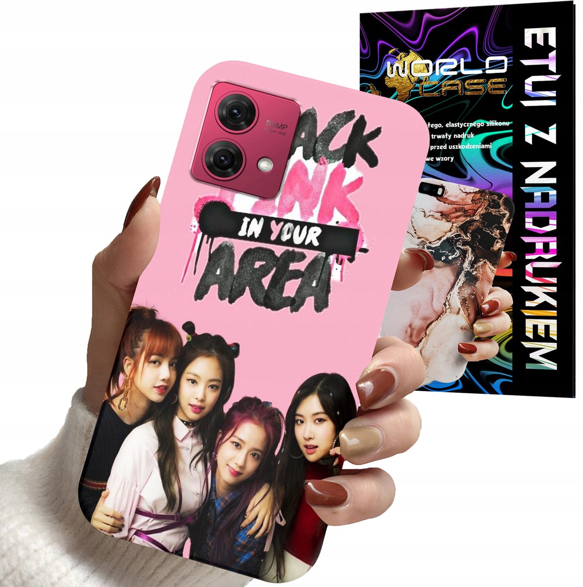 ETUI CASE DO MOTOROLA EDGE 40 NEO - BLACKPINK DAMSKIE WZORY KPOP BTS ...