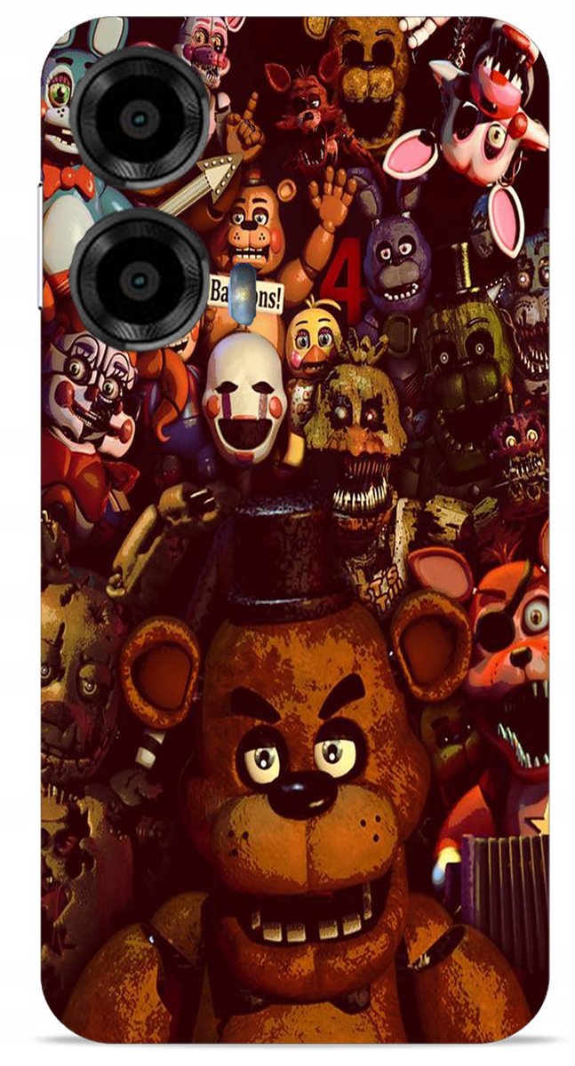 ETUI CASE DO MOTOROLA G85 5G - WZORY FNAF 5 NIGHT AT FREDDY GRY FILMY ...