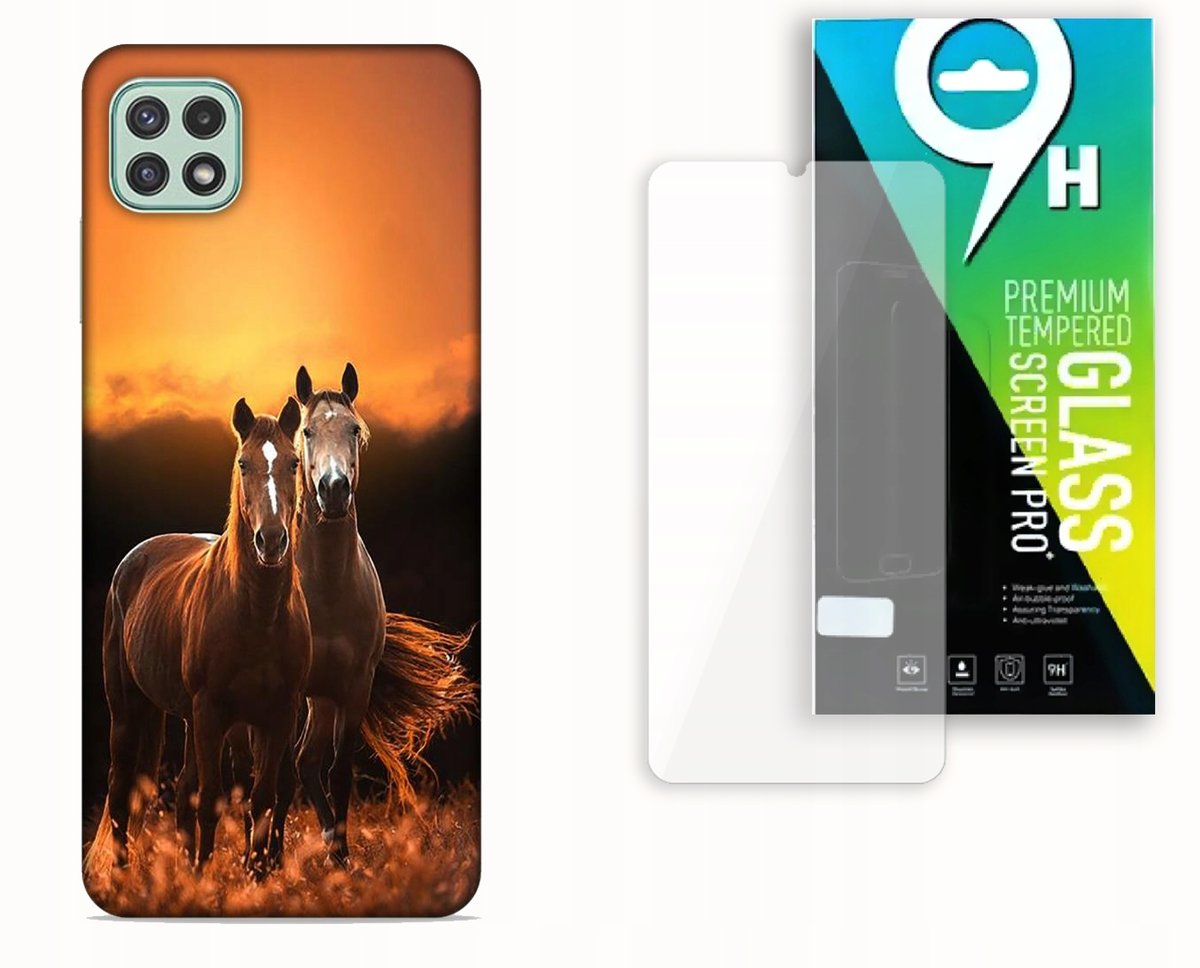 ETUI CASE DO SAMSUNG GALAXY A22 5G + SZKŁO HARTOWANE -HOBBY KONIE HORSE KOŃ - Inna marka | Sklep ...