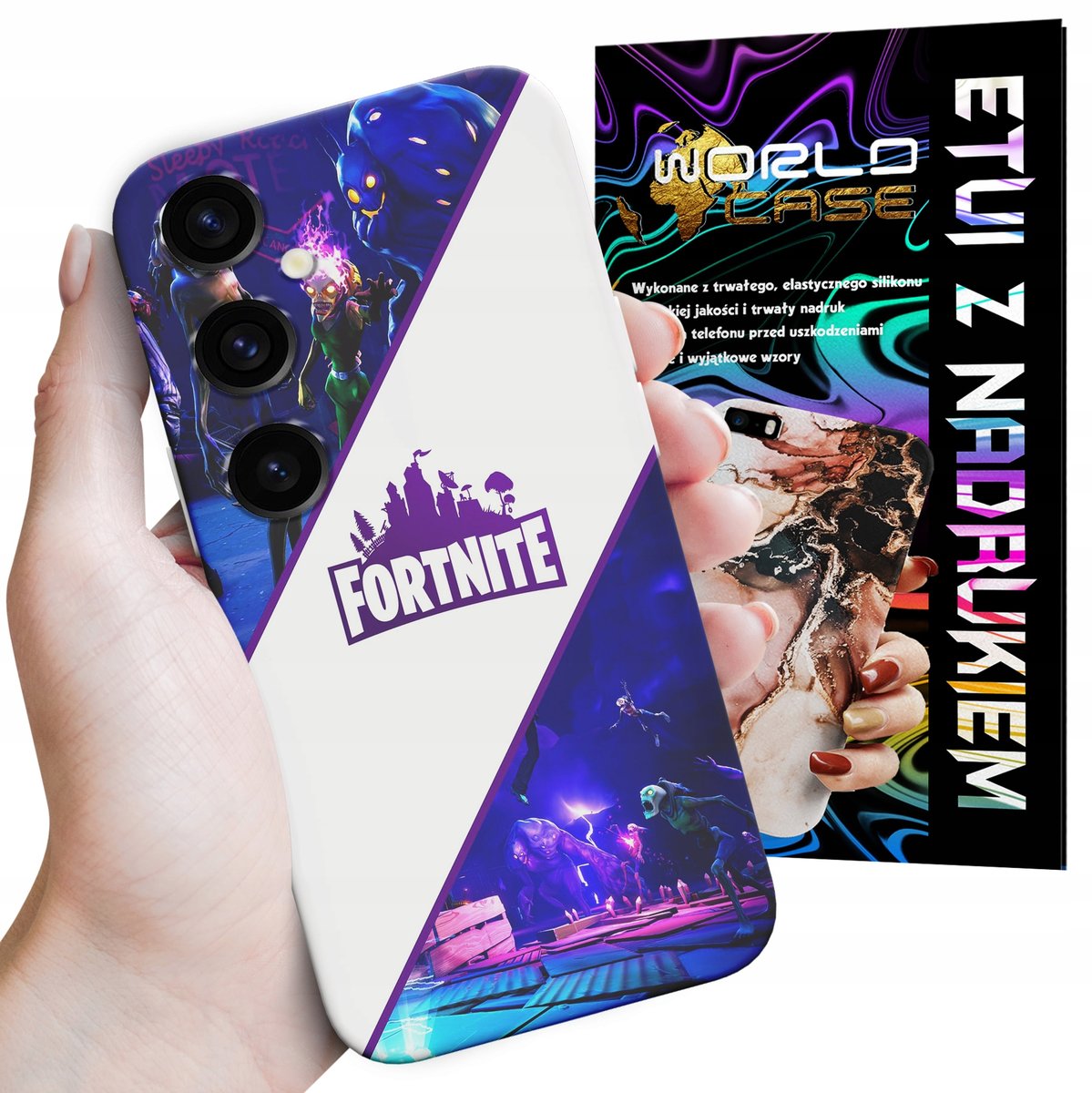 ETUI CASE DO SAMSUNG S24 FE - FORTNITE DZIECIĘCE WZORY Z GIER I BAJEK ...