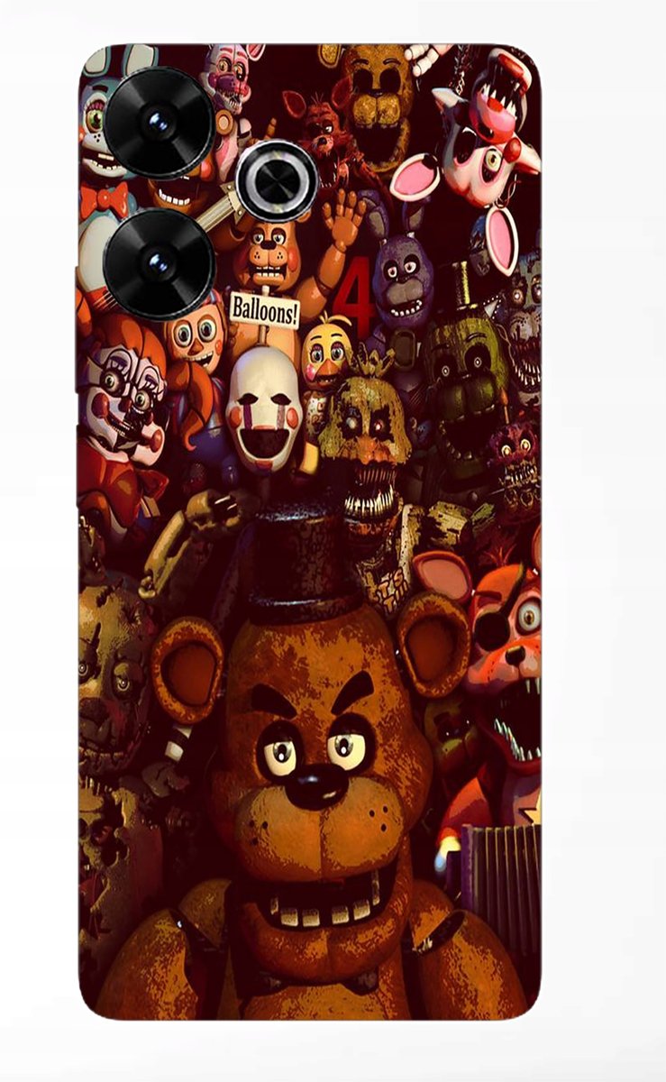 ETUI CASE DO XIAOMI REDMI 13/POCO M6 - WZORY FNAF 5 NIGHTS AT FREDDY ...