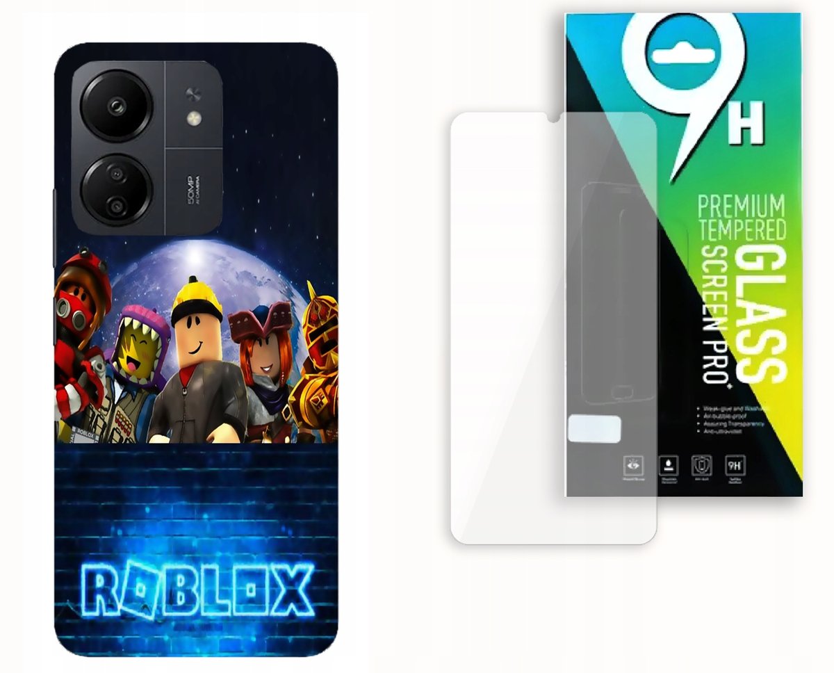 ETUI CASE DO XIAOMI REDMI 13C + SZKŁO HARTOWANE - ROBLOX ZNANE GRY ...