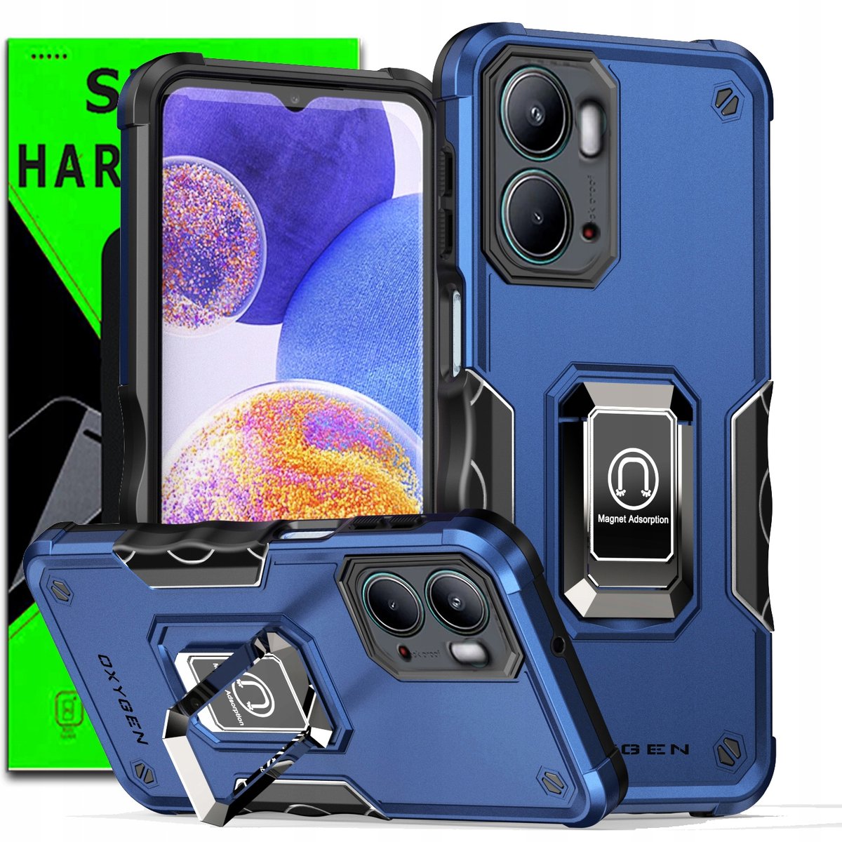 Etui case OXYGEN MTX do OPPO A96 + Szkło - OXYGEN | Sklep EMPIK.COM