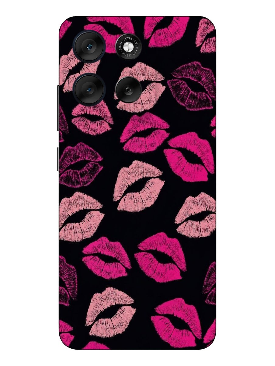 Etui Case z nadrukiem do Motorola Moto G56 / G56 5G- Serca usta różne ...