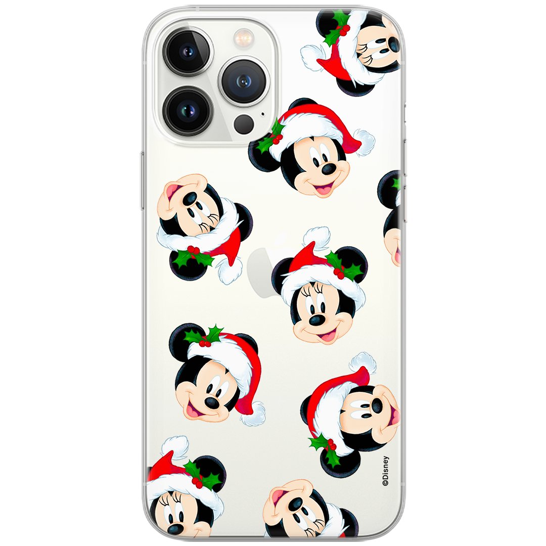 Etui Disney dedykowane do Xiaomi REDMI 8, wzór: Mickey i Minnie 016 Etui częściowo przeźroczyste ...