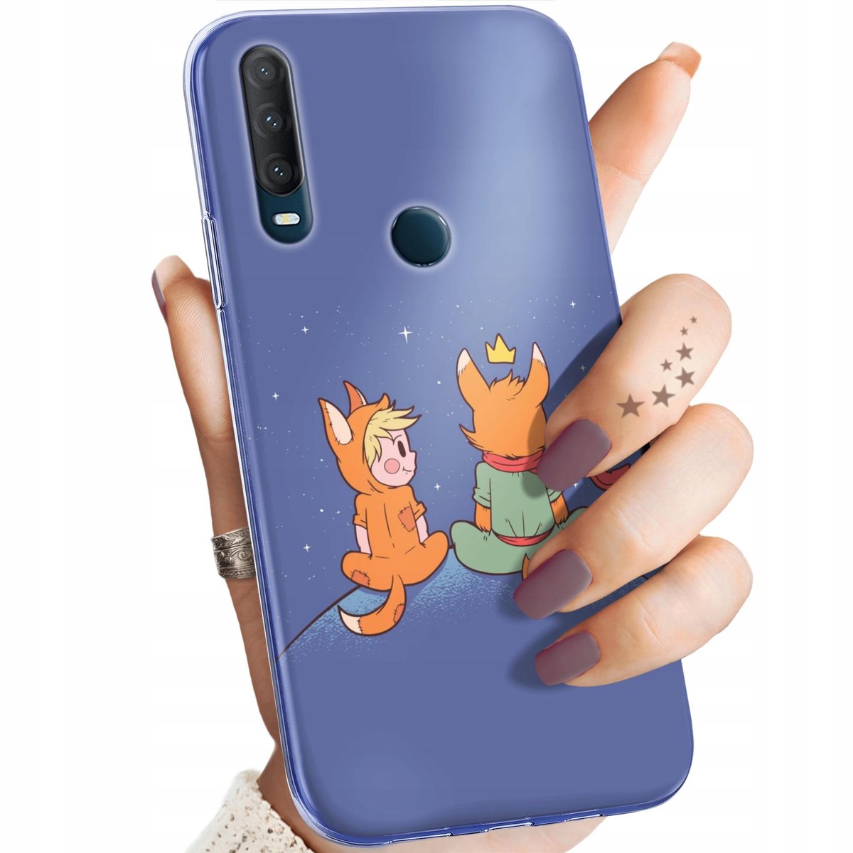 ETUI DO ALCATEL 1S 2020 WZORY MAŁY KSIĄŻĘ LISEK RÓŻA PLANETA OBUDOWA ...