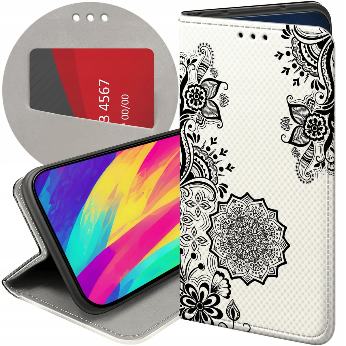 ETUI DO ALCATEL 1S 2021 / 3L 2021 WZORY MANDALA BUDDYZM SZTUKA WZORY ...