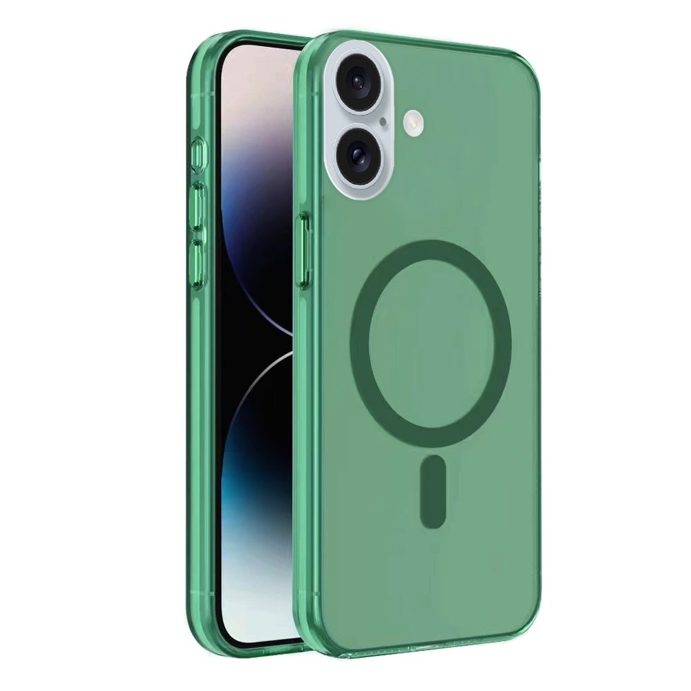 Etui do APPLE IPHONE 16 Magsafe zielony case matowy obudowa plecki tył ...