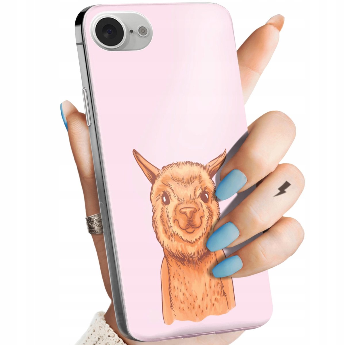 Etui Do Apple Iphone 16E Wzory Lama Alpaka Andy Obudowa Pokrowiec Case ...