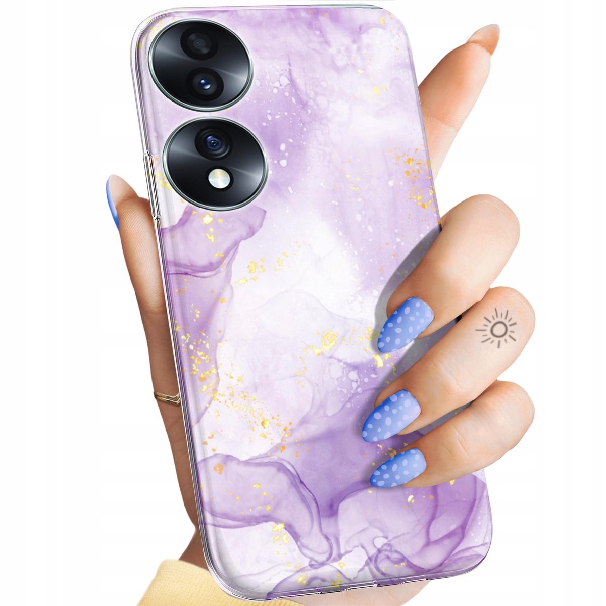 Etui Do Honor 70 Wzory Fioletowe Fiolet Kształty Obudowa Pokrowiec Case - Honor | Sklep EMPIK.COM