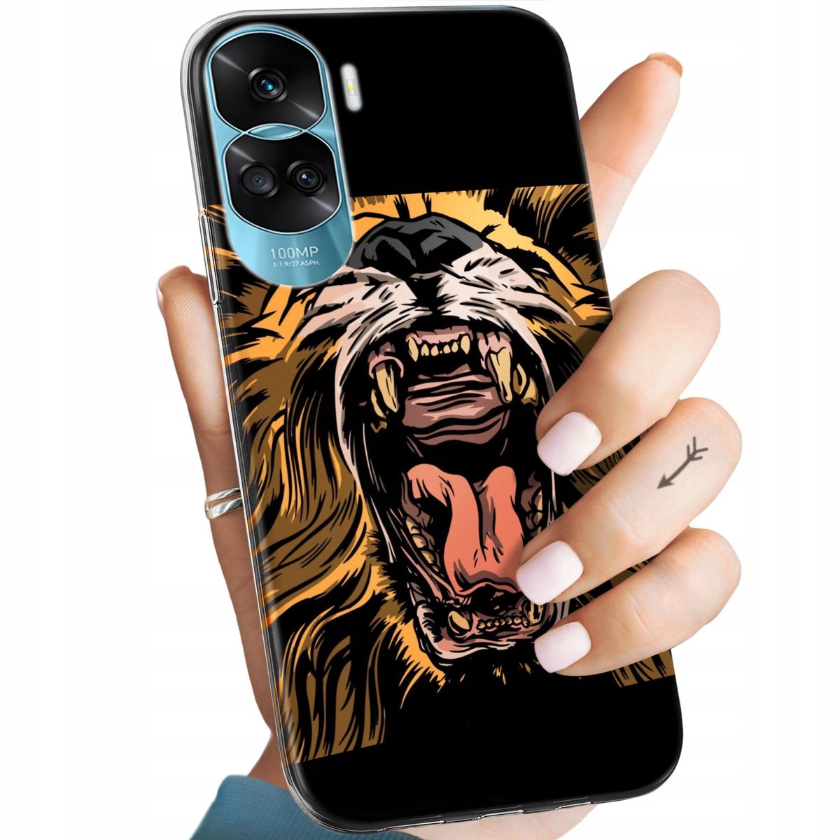 ETUI DO HONOR 90 LITE 5G WZORY LEW LWY LWICA OBUDOWA POKROWIEC CASE ...