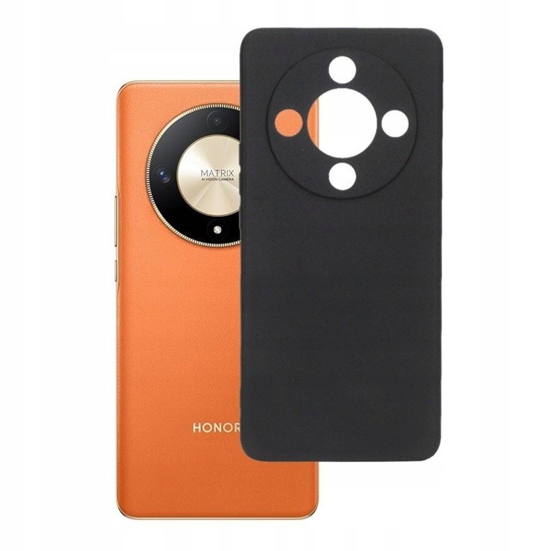 Etui Do Honor Magic 6 Lite 5G Magic6 Lite I X50 5G Silicon Case Czarne ...