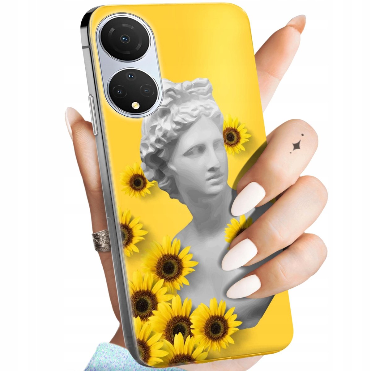 ETUI DO HONOR X7 WZORY ŻÓŁTE SŁONECZNE YELLOW OBUDOWA POKROWIEC CASE ...