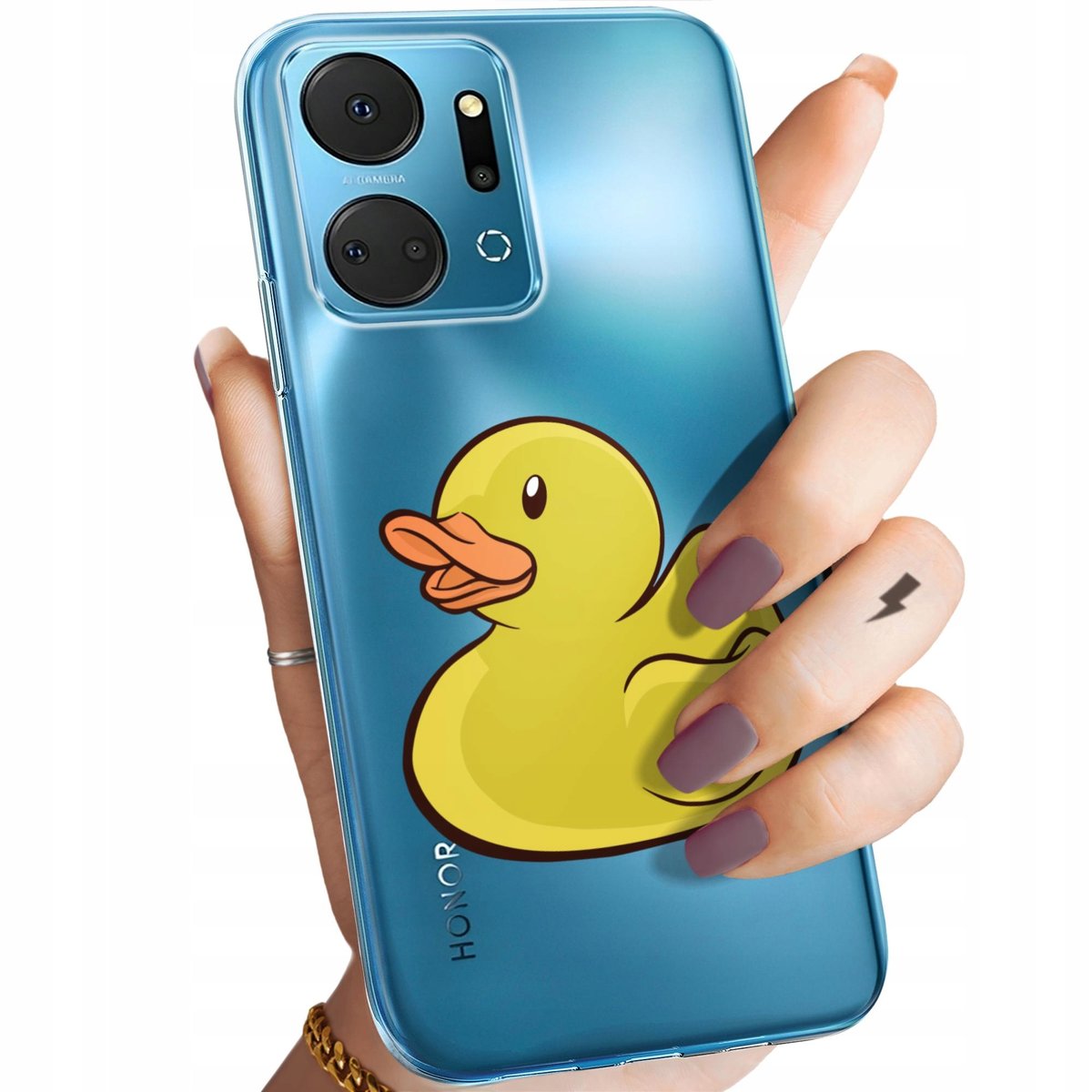 Etui Do Huawei Honor X7A Wzory Bez Tła Naklejki Sticker Obudowa ...