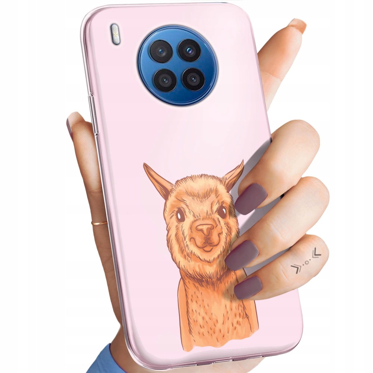 Etui Do Huawei Nova 8I Wzory Lama Alpaka Andy Obudowa Pokrowiec Case ...