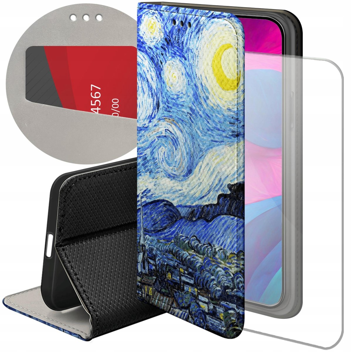 ETUI DO HUAWEI P20 WZORY VINCENT VAN GOGH VAN GOGH GWIEŹDZISTA NOC ...