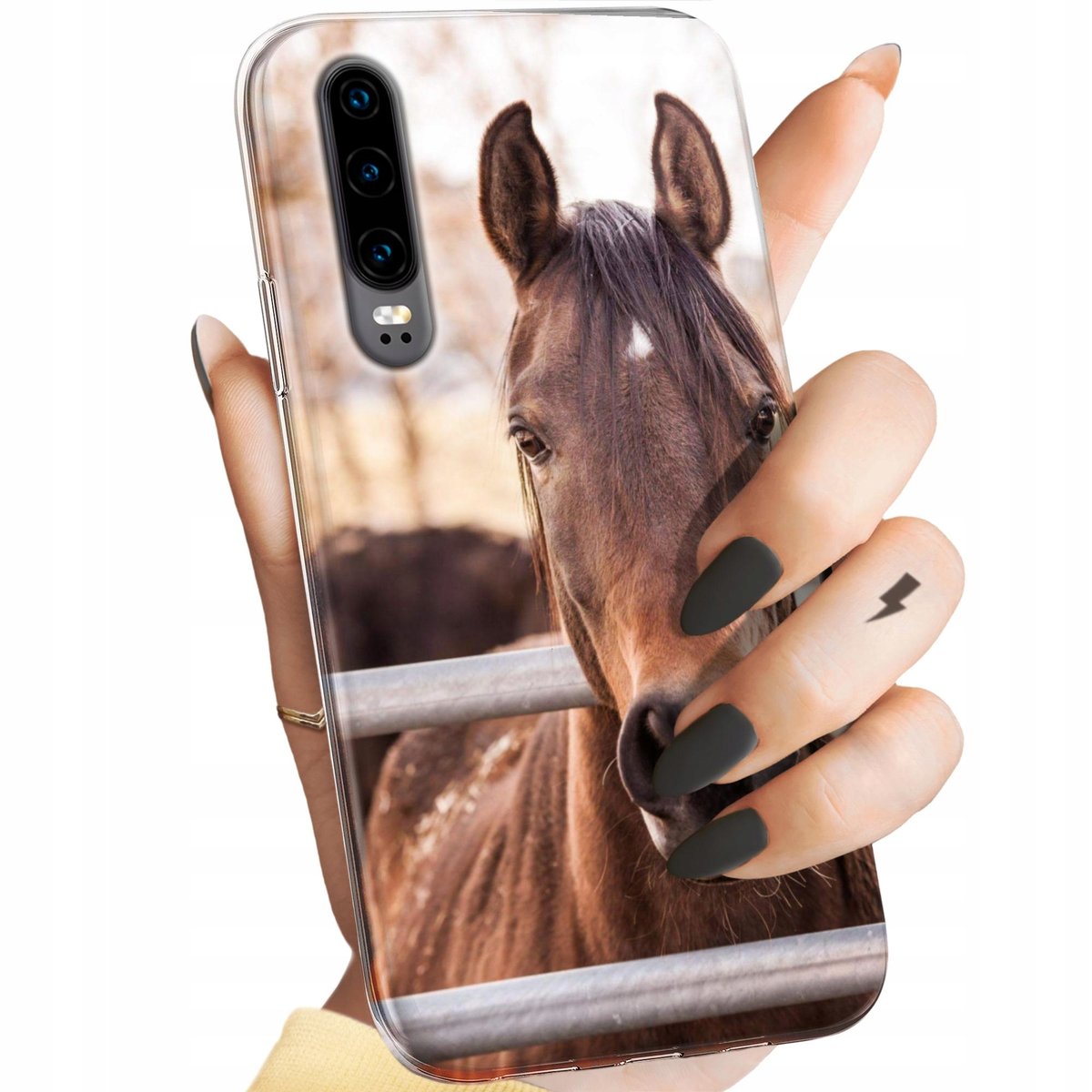 Etui Do Huawei P30 Wzory Konie Kuce Pegazy Obudowa Pokrowiec Case ...