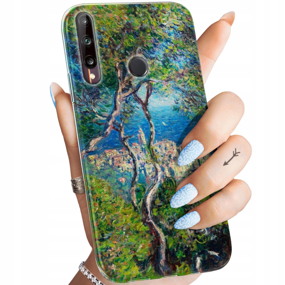 Etui Do Huawei P40 Lite E Wzory Claude Monet Obudowa Pokrowiec Case ...