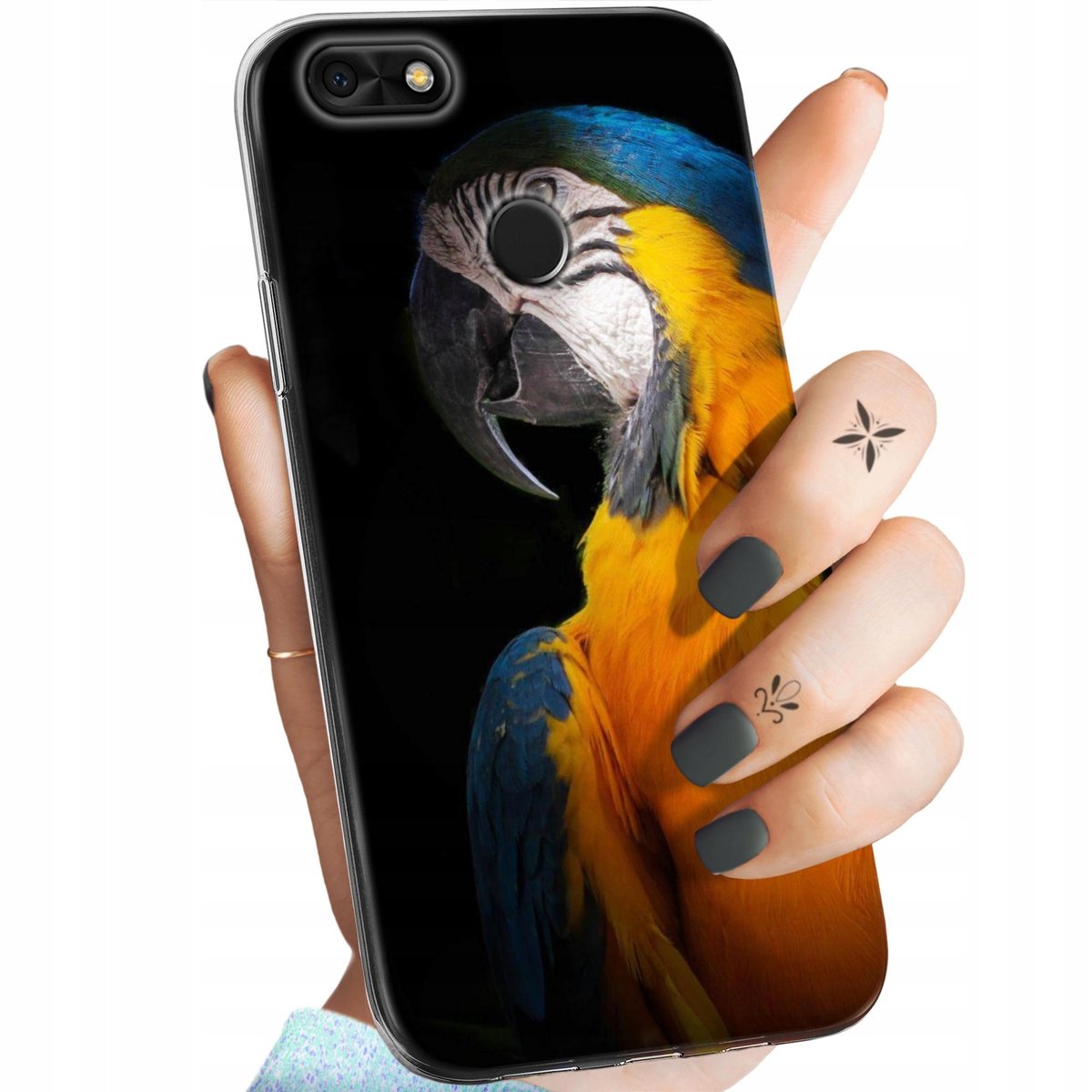 ETUI DO HUAWEI P9 LITE MINI WZORY PAPUGA PAPUŻKA TUKAN OBUDOWA ...
