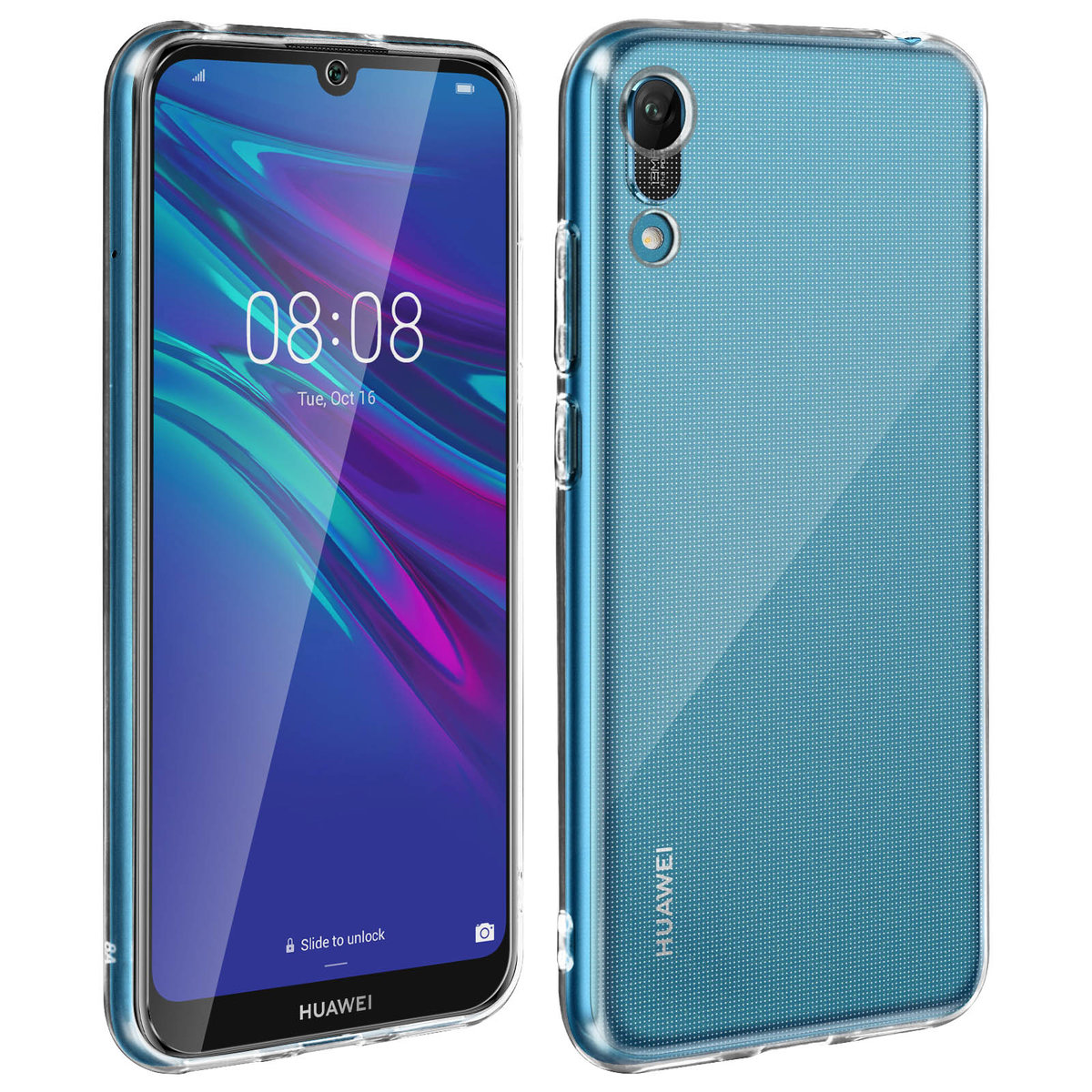 etui do Huawei Y6 2019 Silikonowy żelPrzezroczyste zabezpieczenie ...